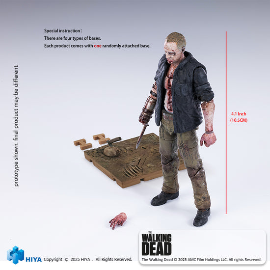 HIYA Exquisite Mini Series 1/18 Scale 4 Inch The Walking Dead Merle Wa