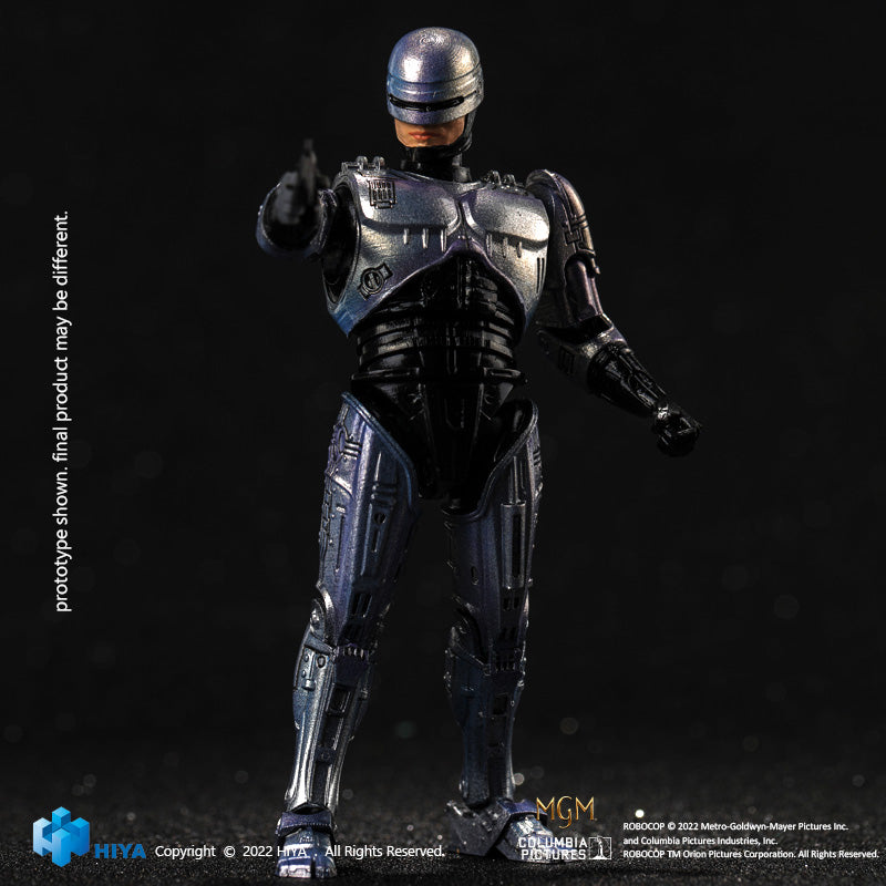 HIYA Exquisite Mini Series 1/18 Scale 4 Inch ROBOCOP 1 Robocop Action